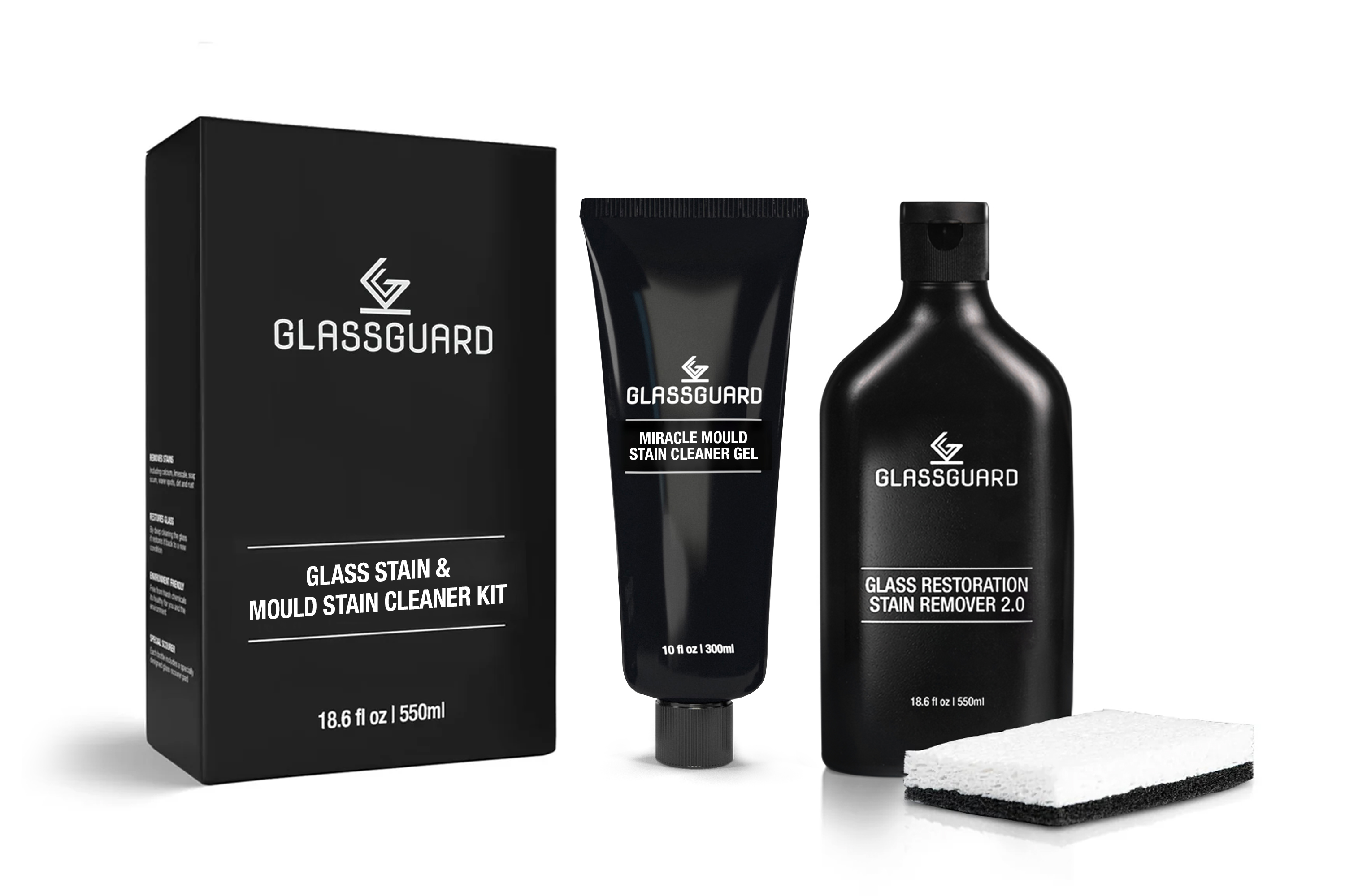 GLASSGUARD™ Glass Restoration Stain Remover Diamond Edition